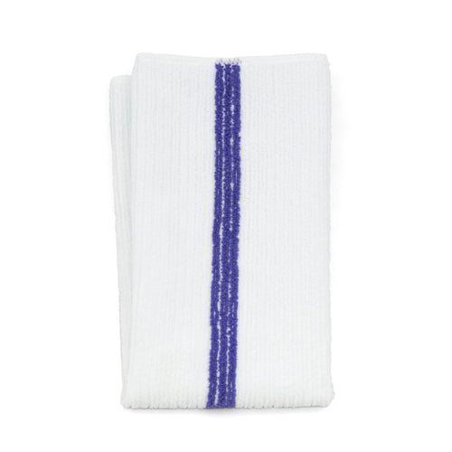 WIPER/ BAR MOP/ Microfiber Blue Stripe, 12/pack-Food Service – Croaker, Inc