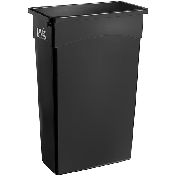 TRASHCAN/ INDOOR/ SLIM JIM WASTE CONTAINER/23 GALLON/BLACK – Croaker, Inc